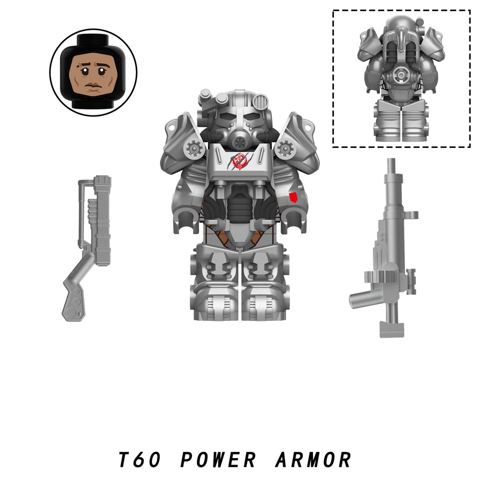 Fallout TV Series Custom Minifigures Power Armor Set - J's Little Things