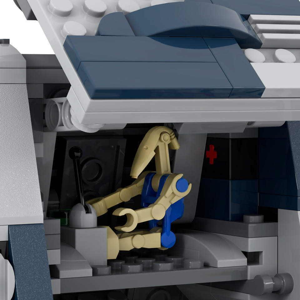 Star Wars Trade Union Troop Carrier MTT MOC Building Block Set 968pcs ...