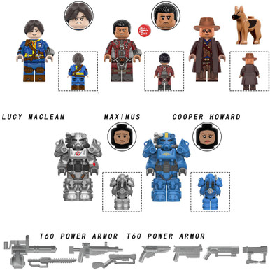 Fallout TV Series Custom Minifigures Power Armor Set - J's Little Things