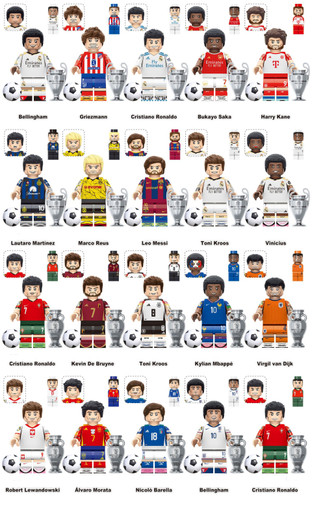 Soccer Football FIFA World Cup Custom Minifigures - J's Little Things