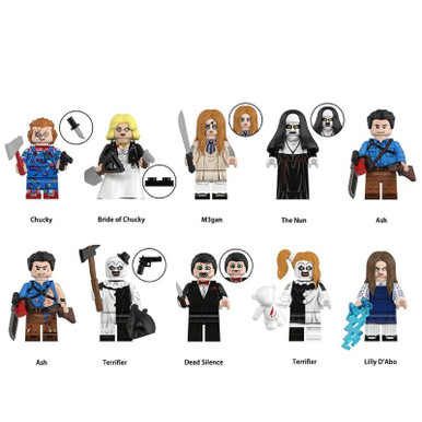 Horror Movie Characters Custom Minifigures - J's Little Things