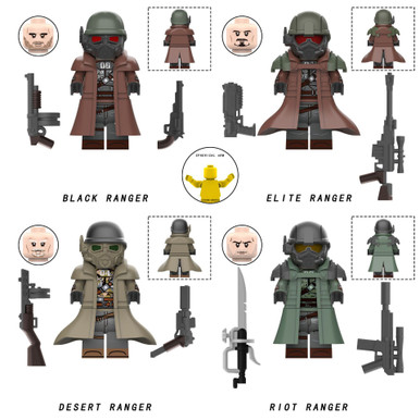 Fallout New California Republic Ranger Assortment Custom Minifigures ...