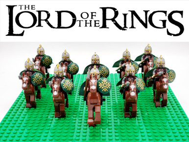 LOTR Riders of Rohan Infantry Army 10 Minifigures Set - J's Little Things