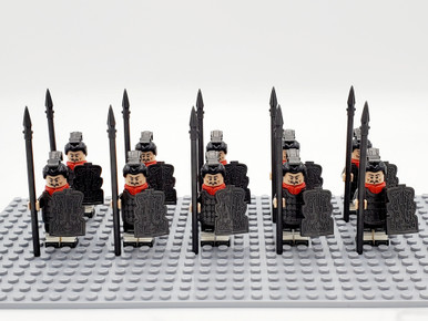 Ancient China Qin Dynasty 10 Spearmen Soldiers Set - J's Little Things