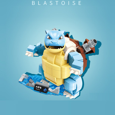 Pokemon Blastoise Custom Building Blocks Set - J's Little Things
