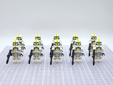 Star Wars 327th Jetpack Clone Troopers Custom Minifigures Set XH - J's ...
