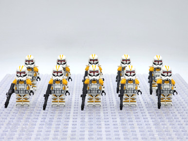 Star Wars 212th Jetpack Clone Troopers Custom Minifigures Set XH - J's ...
