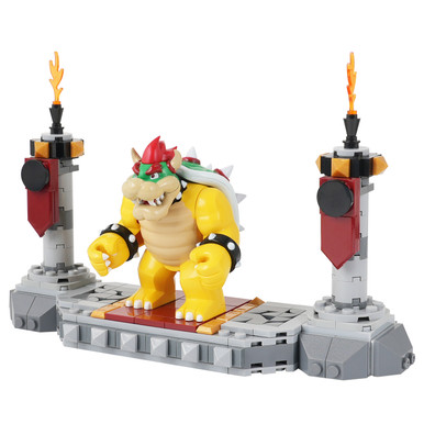 Super Mario Brothers Bowser Throne Custom MOC Building Block Set 196pcs ...