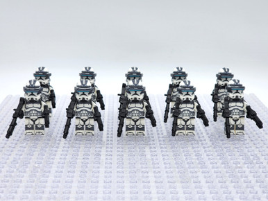 Star Wars 104th Wolfpack Clone Trooper Sergeants Custom Minifigures Set ...