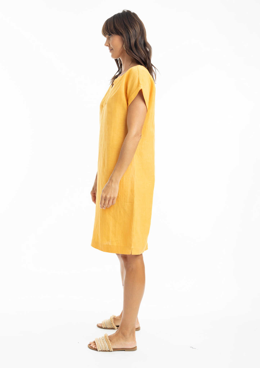 Escape by OQ Linen Blend Shift Dress (#71539) - JUNGLE ROAD CLOTHING