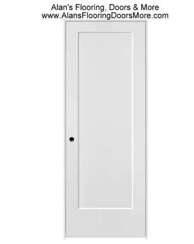 36 in. x 80 in. 1 Panel Shaker Madison Lincoln Park Primed Left-Hand ...