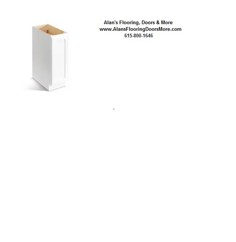 Valleywood Cabinetry Pure White Shaker 12Wx34-1/2Hx24D (Preassembled ...