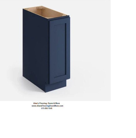 Valleywood Cabinetry Marine Blue Shaker 12Wx34-1/2Hx24D (Preassembled ...