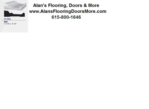 1-1/16 in. x 3-1/2 in. MDF Casing Profile RB3 - Alan's Flooring, Doors ...