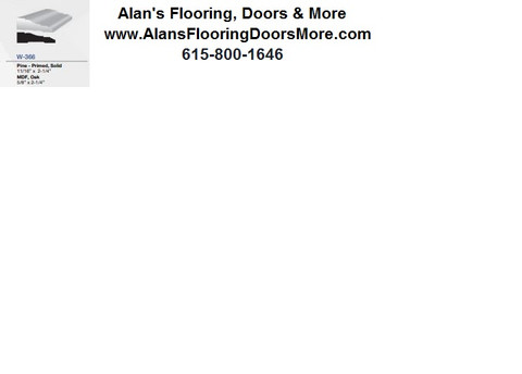 11/16 in. x 2-1/4 in. Primed Pine Casing Profile 366 - Alan's Flooring ...