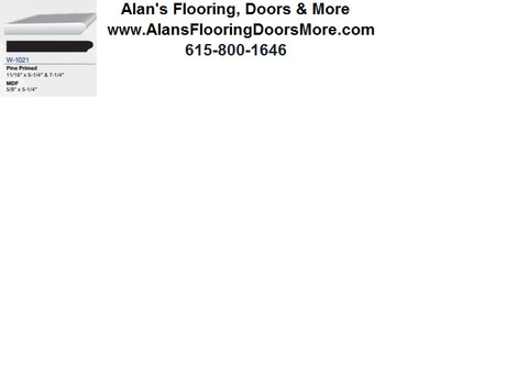 11/16 in. x 7-1/4 in. Finger Joint Primed Pine Window Stool Profile ...