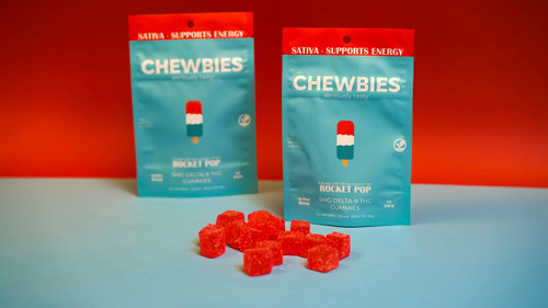 Rocket Pop Delta-9 THC Gummies | Sativa | Chewbies