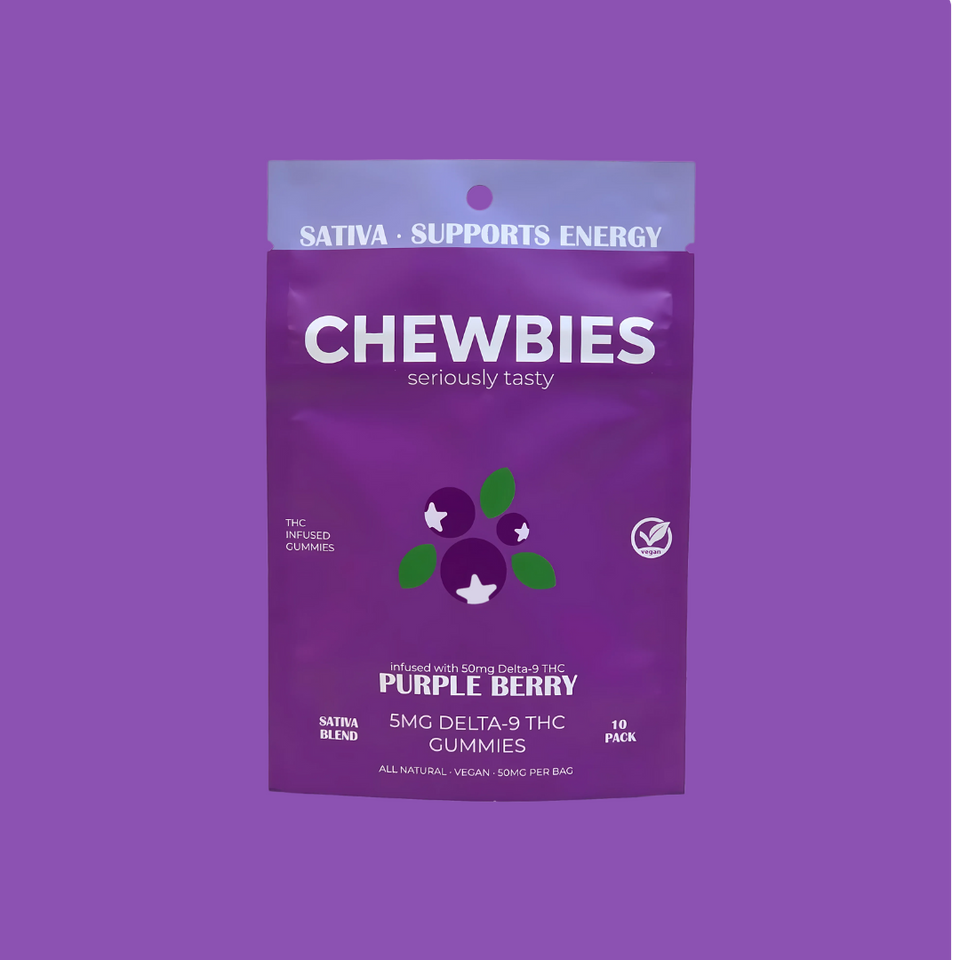 Low Dose THC Gummies | 5mg Delta 9 Edibles by Chewbies