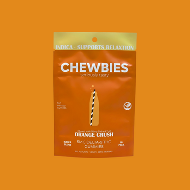 Orange Crush Delta-9 THC Gummies | Indica | Chewbies