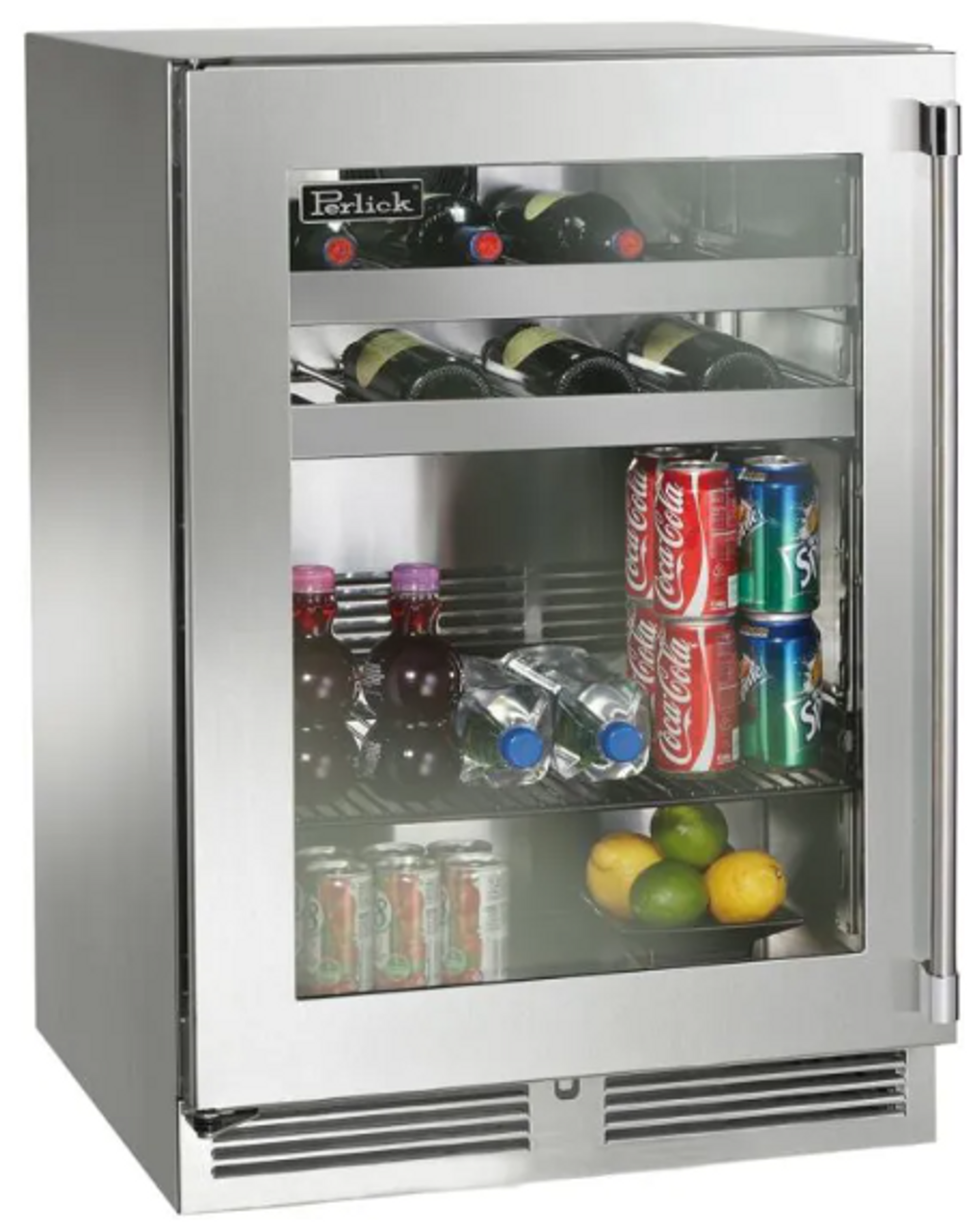 Perlick Signature Series 24 Inch Right Hinge Outdoor Undercounter