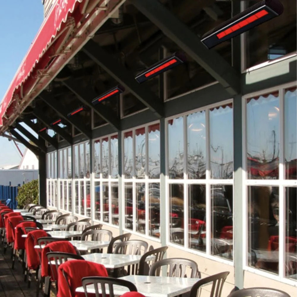 Sunstar Sgl Series 48" Two-stage Natural Gas Infrared Patio Heater With Adjustable Mounting Kit ...