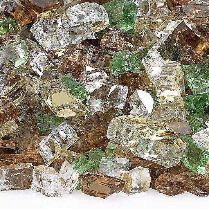 American Fire Glass 1/2-Inch Premium Fire Glass, 10-Pounds, Yosemite ...