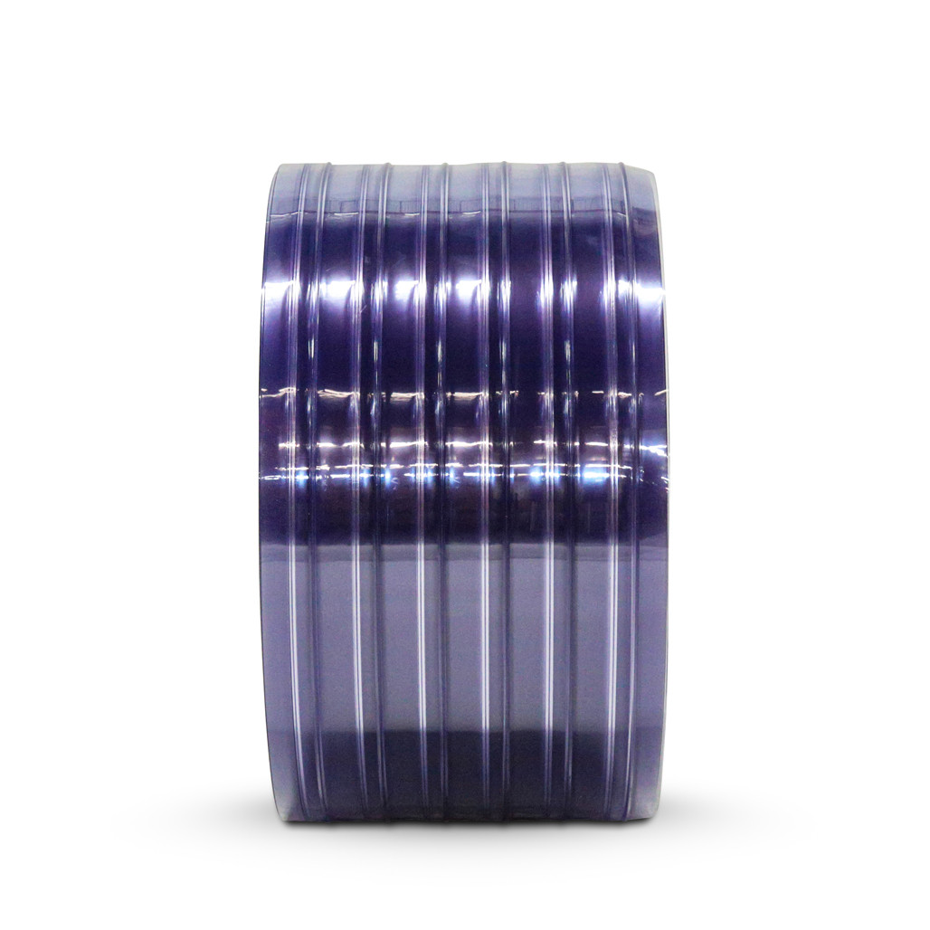 12" Standard Ribbed Bulk Vinyl Curtain Roll - StripCurtainDepot.com