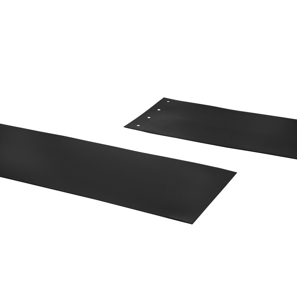 8" Opaque Black Replacement Vinyl Strip - StripCurtainDepot.com