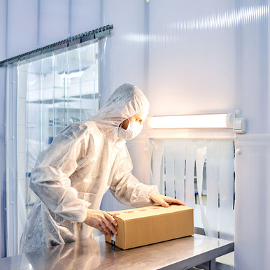 Clean Room Strip Curtain Kit - StripCurtainDepot.com