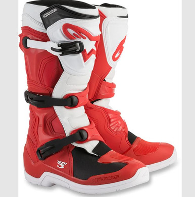 Alpinestars Tech 3 Boots - Red/White - US 14 - [Open Box] - MotoMummy ...
