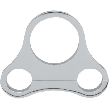 Drag Specialties 1.25" Tee-Bar Single Gauge Mounts: Harley-Davidson ...