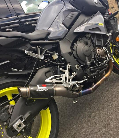 Racefit 16-22 Yamaha MT-10 Slip-On Exhaust - MotoMummy | MotoMummy