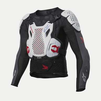Alpinestars Bionic Plus V2 Protection Jacket - Black/White/Red ...