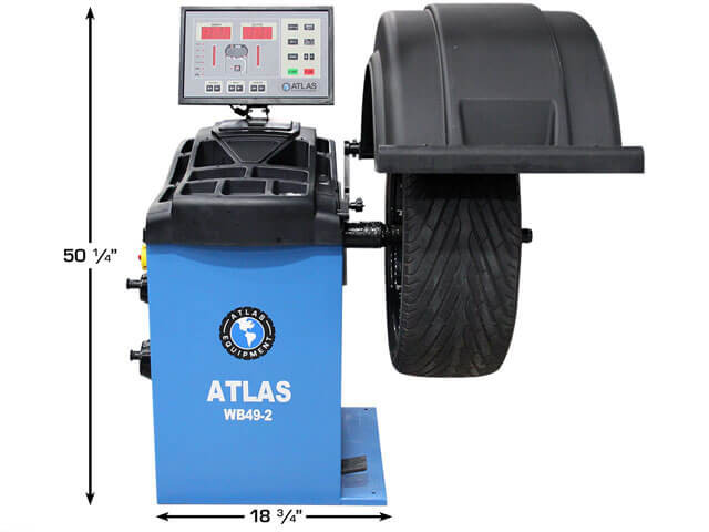 ATLAS WB49-2 Self-Calibrating 2D Computer Wheel Balancer - ATLAS Auto ...