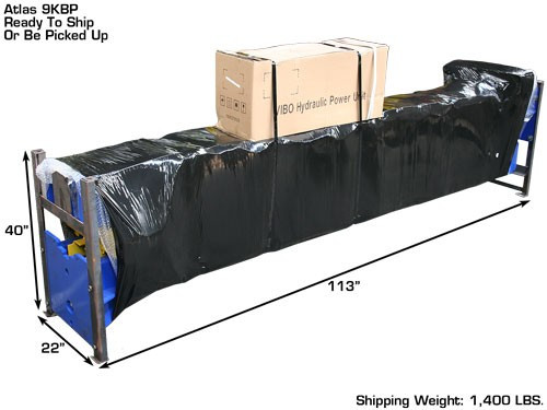 2 Post Car lift with Bottom Plate (9,000 lbs capacity) - 9KBP