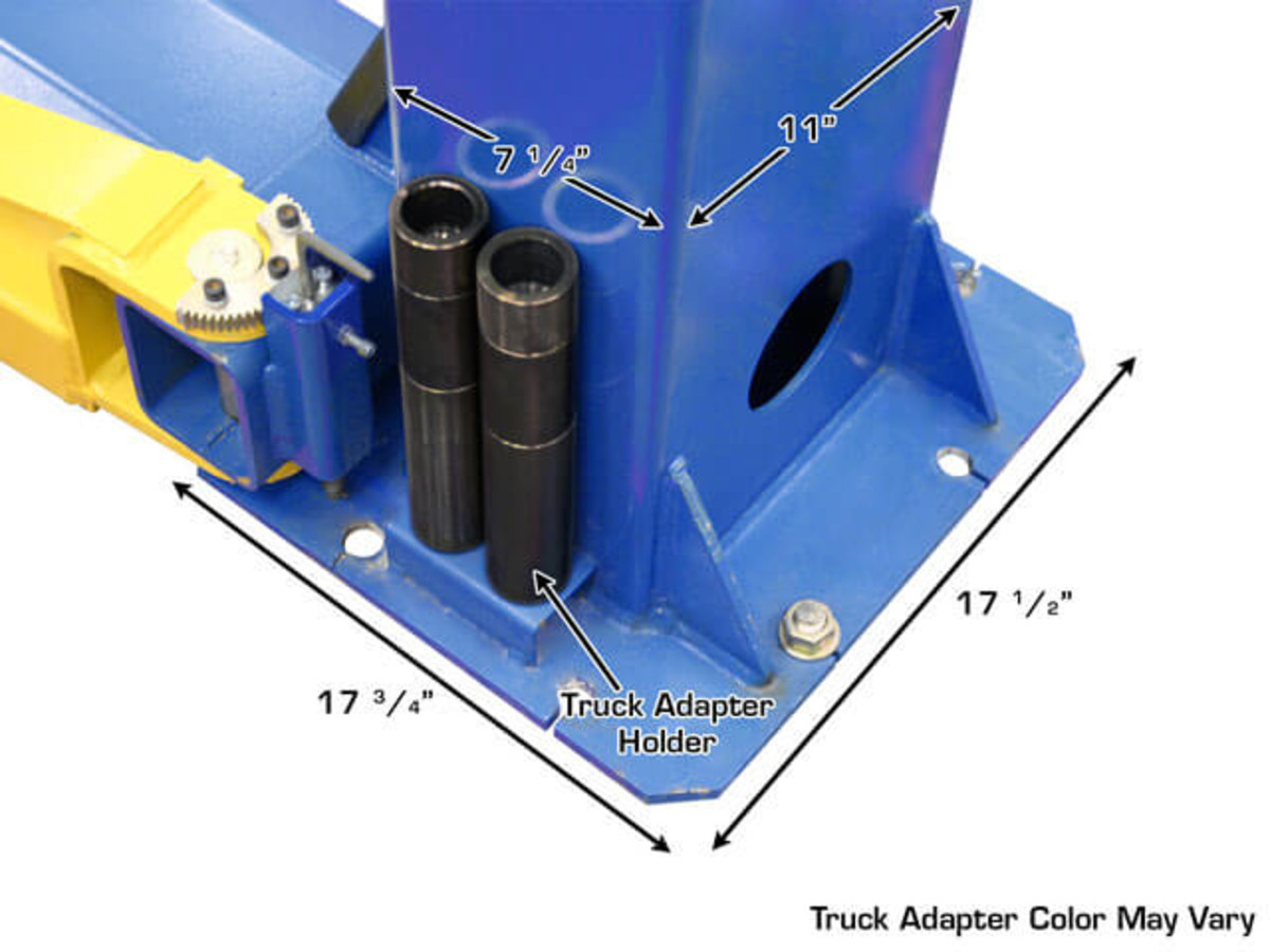 BP8000 2 Post Bottom Plate Car Lift - Atlas Auto Equipment