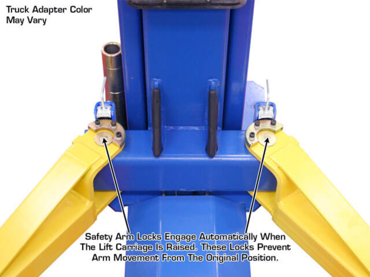 BP8000 2 Post Bottom Plate Car Lift - Atlas Auto Equipment