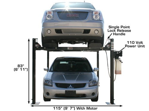 Atlas Garage Pro 8000 4 Post Lift