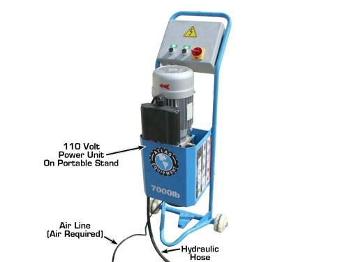 Atlas Kwik Bay 7,000 LB. Mid Rise Lift - Atlas Automotive Equipment