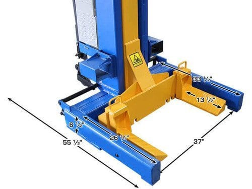 ATLAS 99,000 lb. ALI Certified Mobile Column Lift