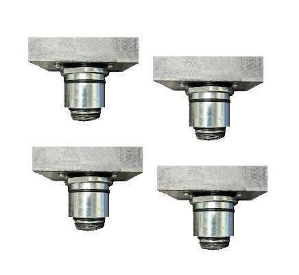 Slotted Rubber Adjustable Adapters, 1.57åäÌÝ? Peg (Set of 4)