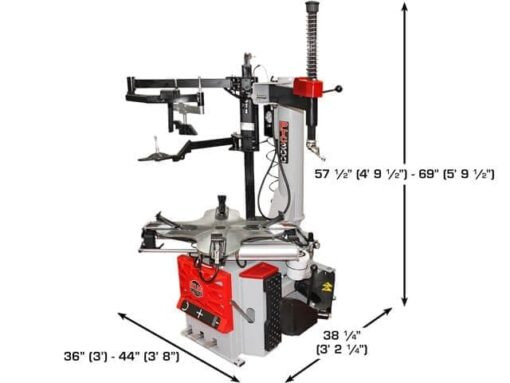 Premium Rim-Clamp Tire Changer with Assist Arm