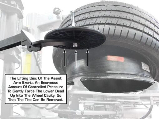 Premium Rim-Clamp Tire Changer with Assist Arm