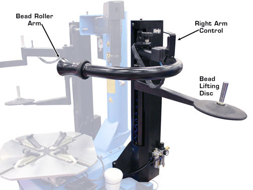 Right Hand Assist Arm for Tire Changer | Atlas Automotive Equipment