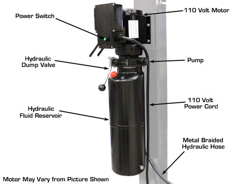 Atlas Garage Pro 8000 EXT-L 4 Post Lift - Atlas Auto Equipment