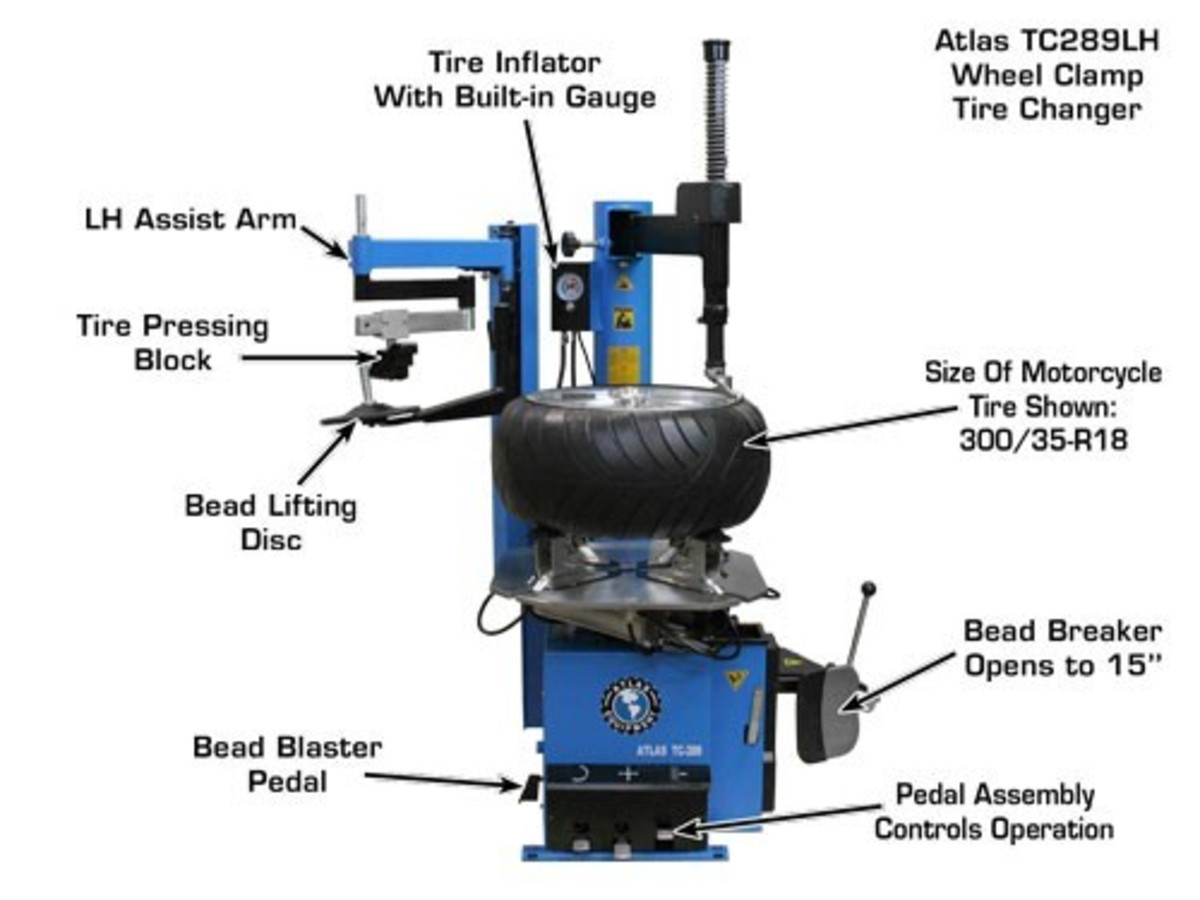 Wheel Balancer And Tire Changer Combo - TC289LH + WB11