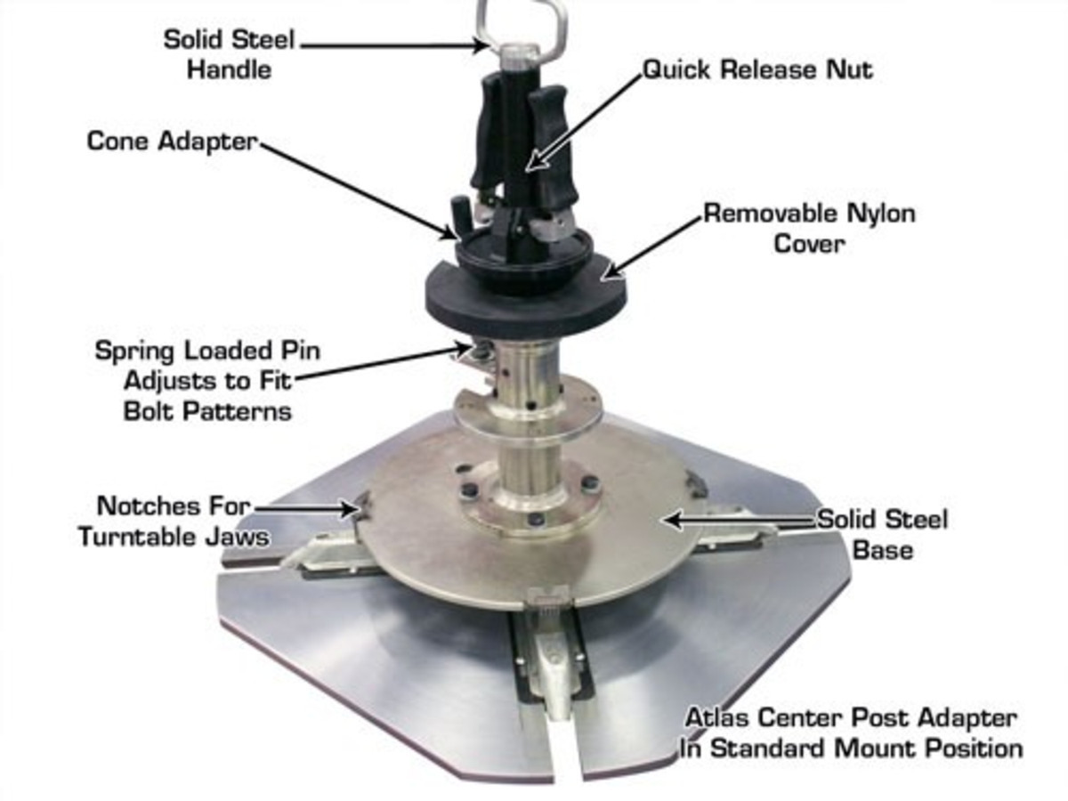 Adjustable Center Post Adapter - Atlas Automotive Equipment