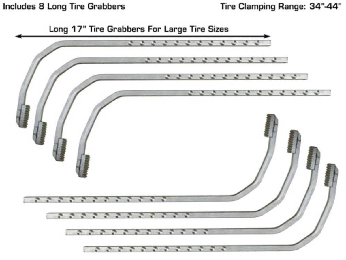 Three Point 10"-24" Non-Runout Wheel Fast Clamp