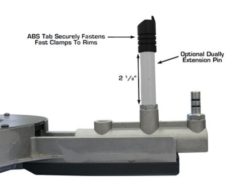Three Point 10"-24" Non-Runout Wheel Fast Clamp