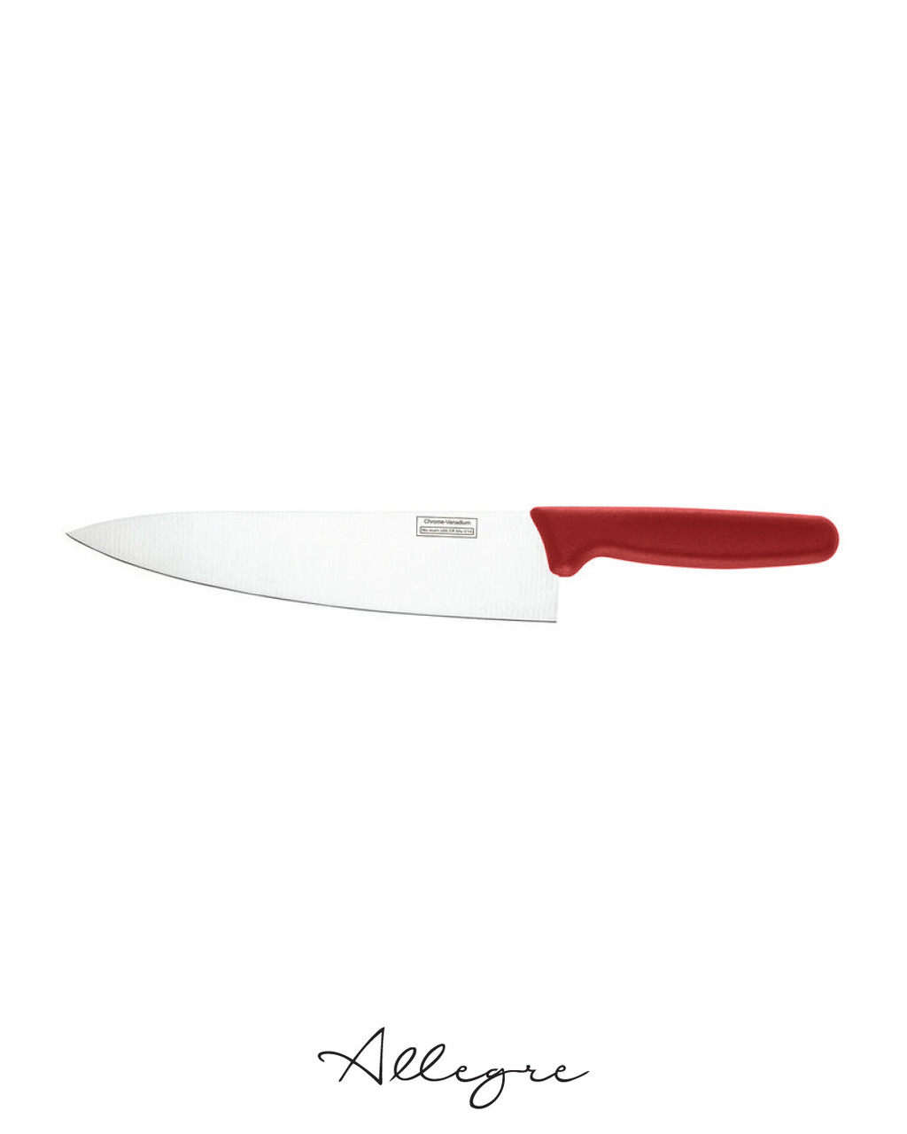 8 in. Blade Chef's Knife, Red Handle, Professional Grade - Premier ...